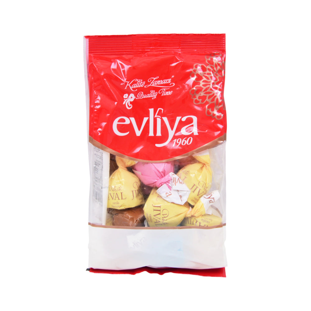 EVLIYA CANDY WHITE CHOCOLATE WITH CREAM 300 GM – Al-Fatah