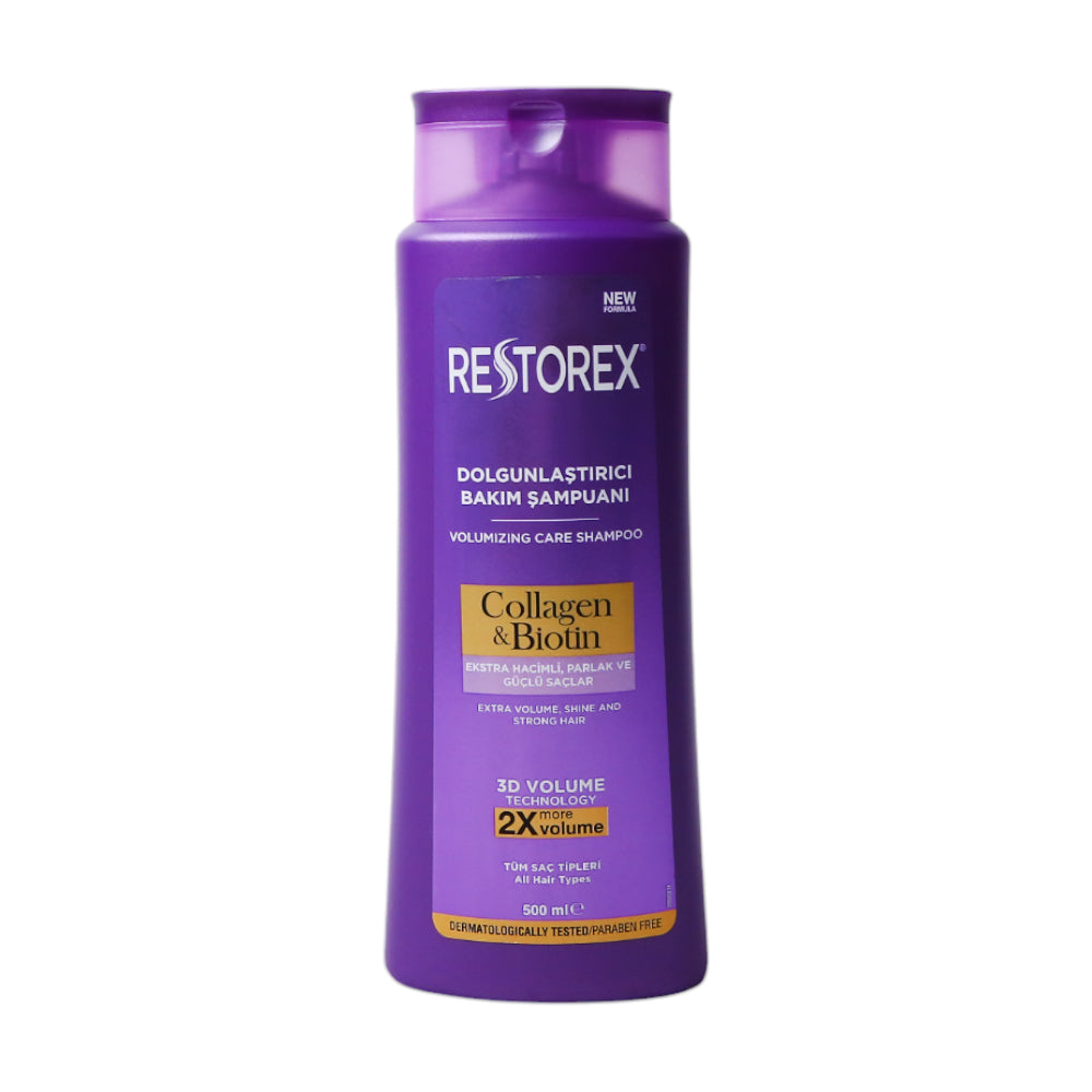 RESTOREX COLLAGEN & BIOTIN AHT SHAMPOO 500ML – Al-Fatah