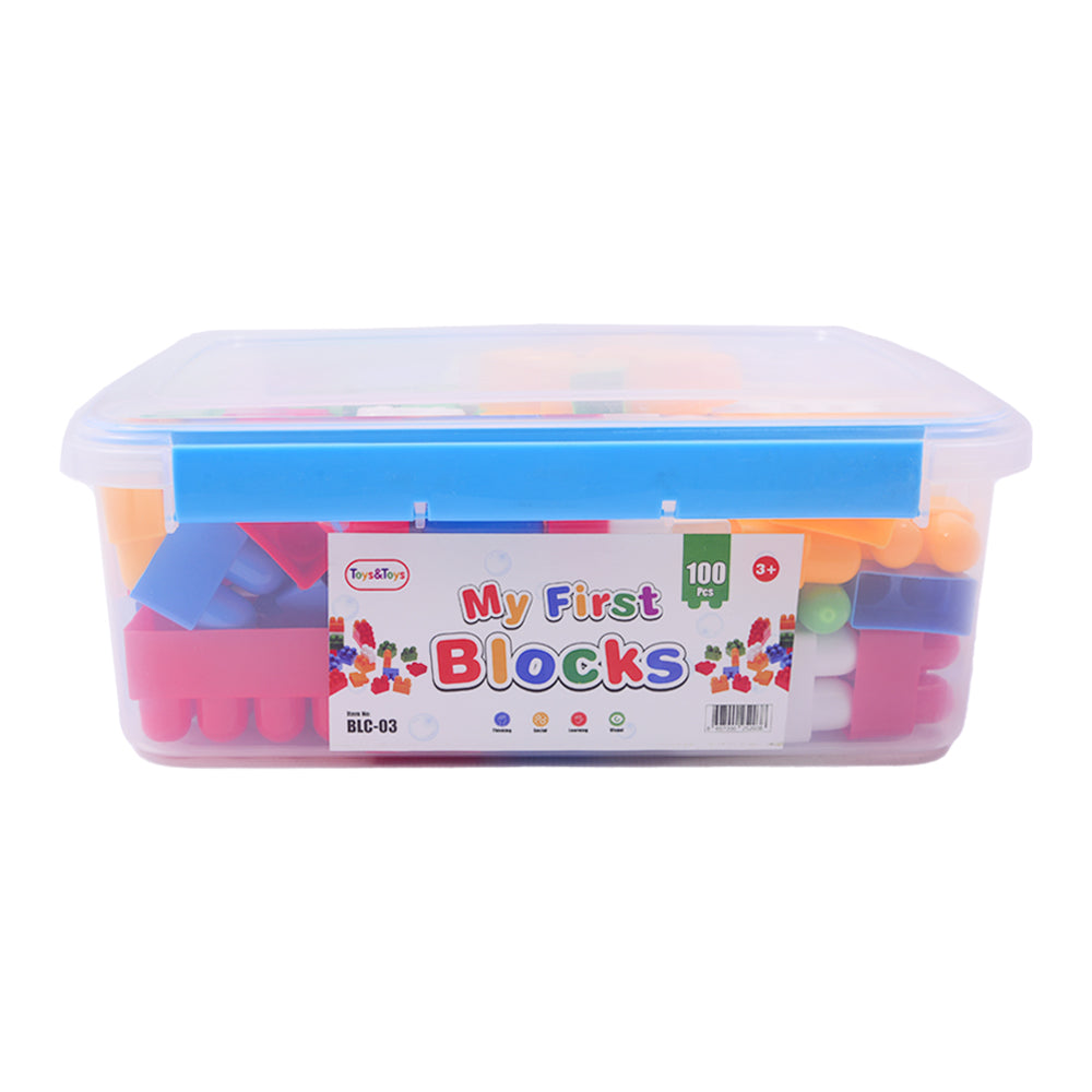 BLC-03 BUILDING BLOCKS BUCKET 100PCS A.I – Al-Fatah