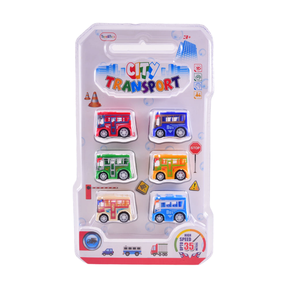 CT-02 CITY BUS DINKEY SET 6PCS – Al-Fatah