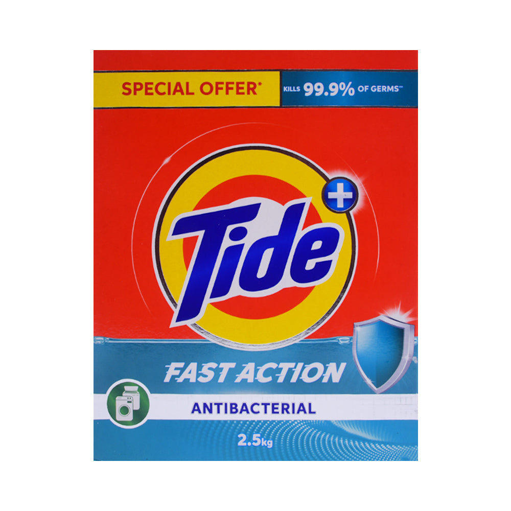 TIDE WASHING POWDER ANTIBACTERIAL 2.5 KG – Al-Fatah