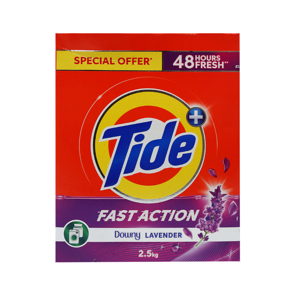 TIDE WASHING POWDER DOWNY LAVENDER 2.5 KG – Al-Fatah