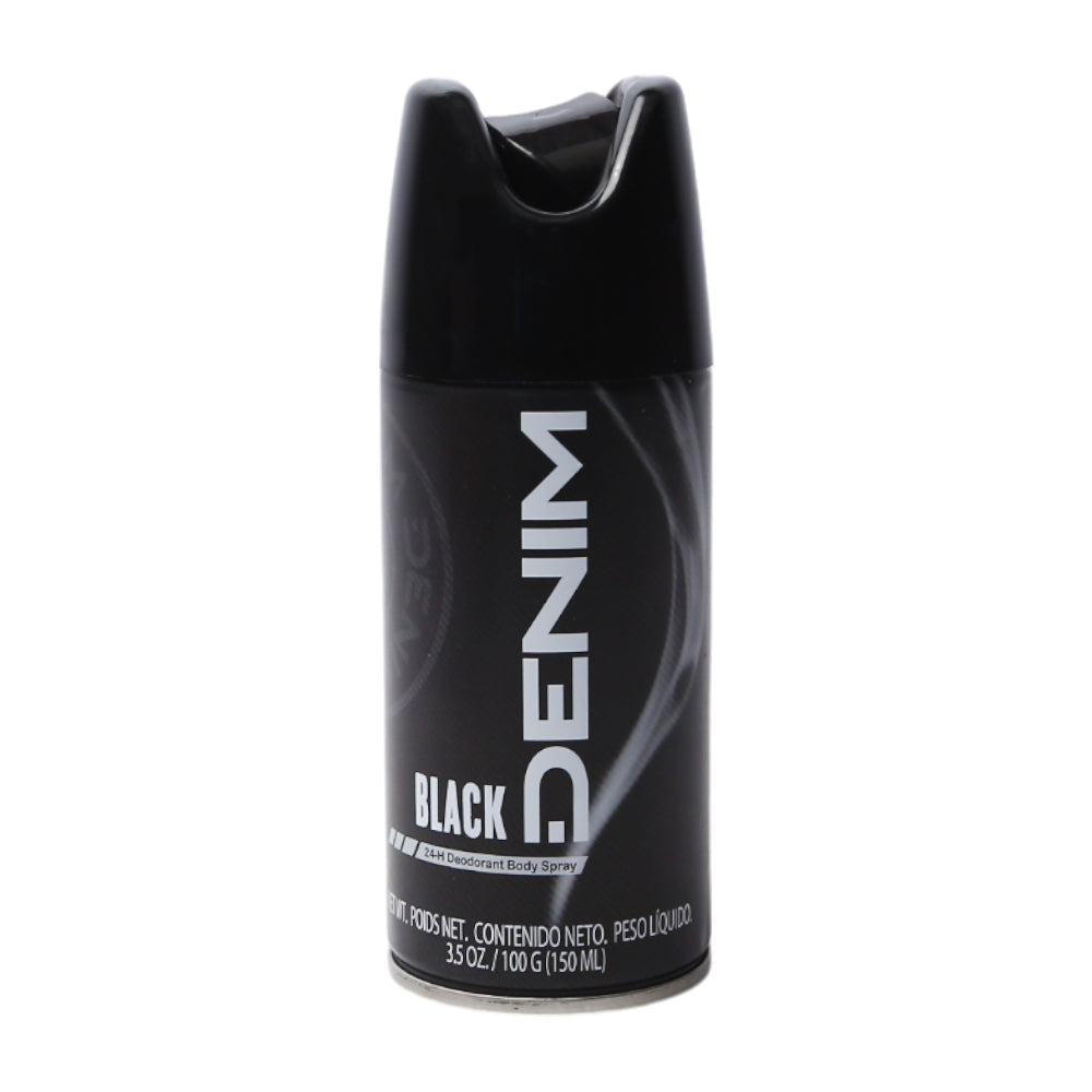 DENIM DEODORANT BLACK 150 ML – Al-Fatah