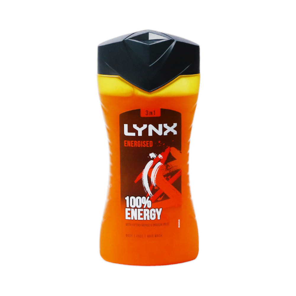 LYNX SHOWER GEL ENERGISED 3IN1 225 ML – Al-Fatah