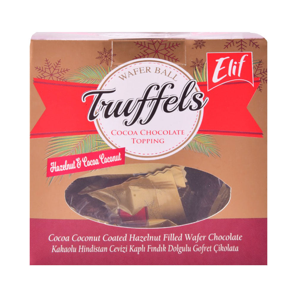 ELIF TRUFFELS WHITE CHOCOLATE HAZELNUT COCOA COCON 150 GM – Al-Fatah