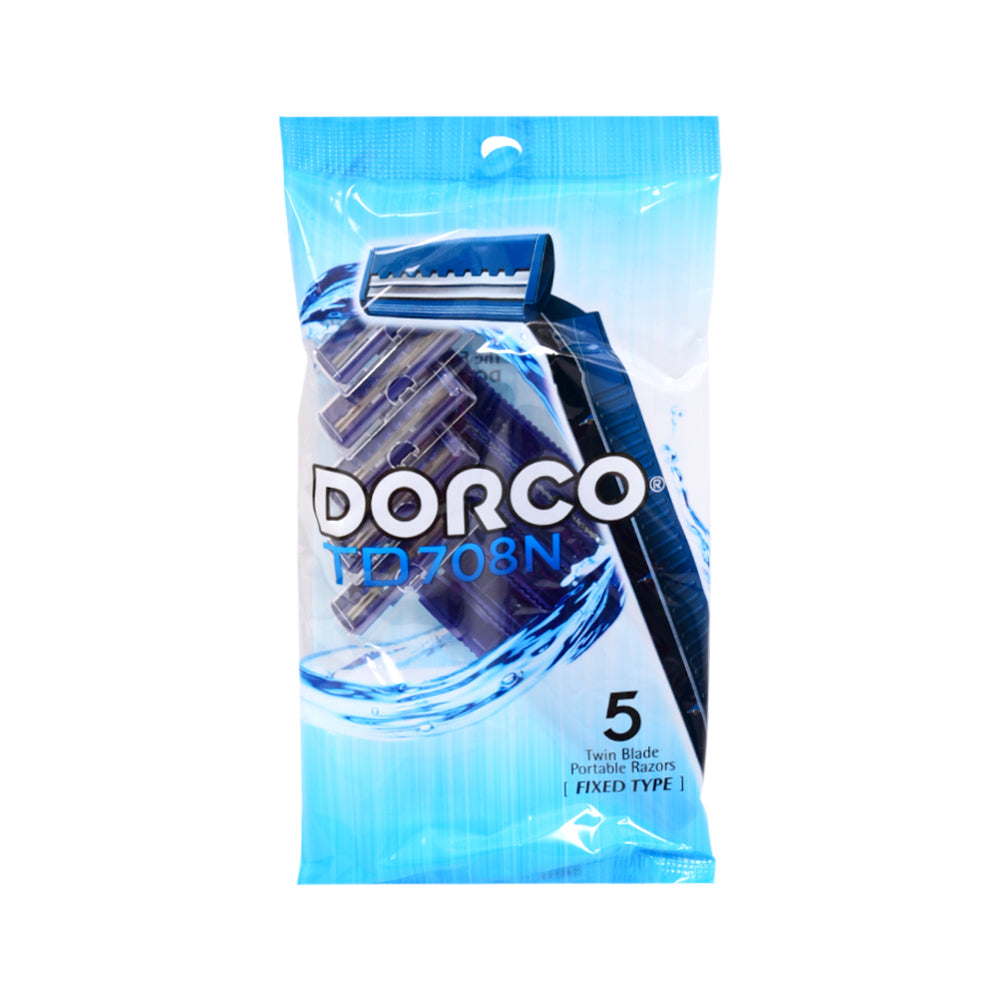 DORCO RAZOR TWIN BLADE 5PC PACK TD708N – Al-Fatah