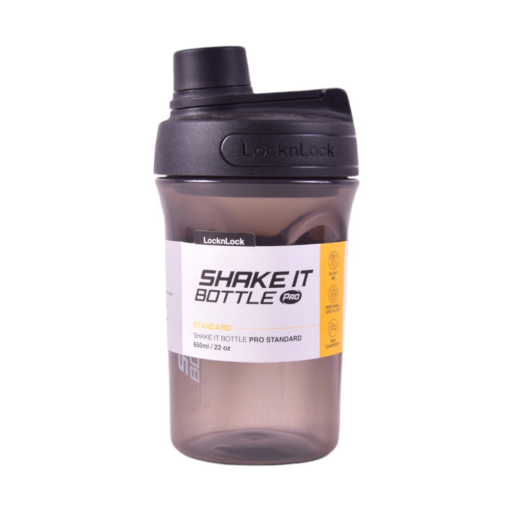 LOCK & LOCK SHAKE IT BOTTLE PRO (PP) 650ML BLACK LLHAP943B – Al-Fatah