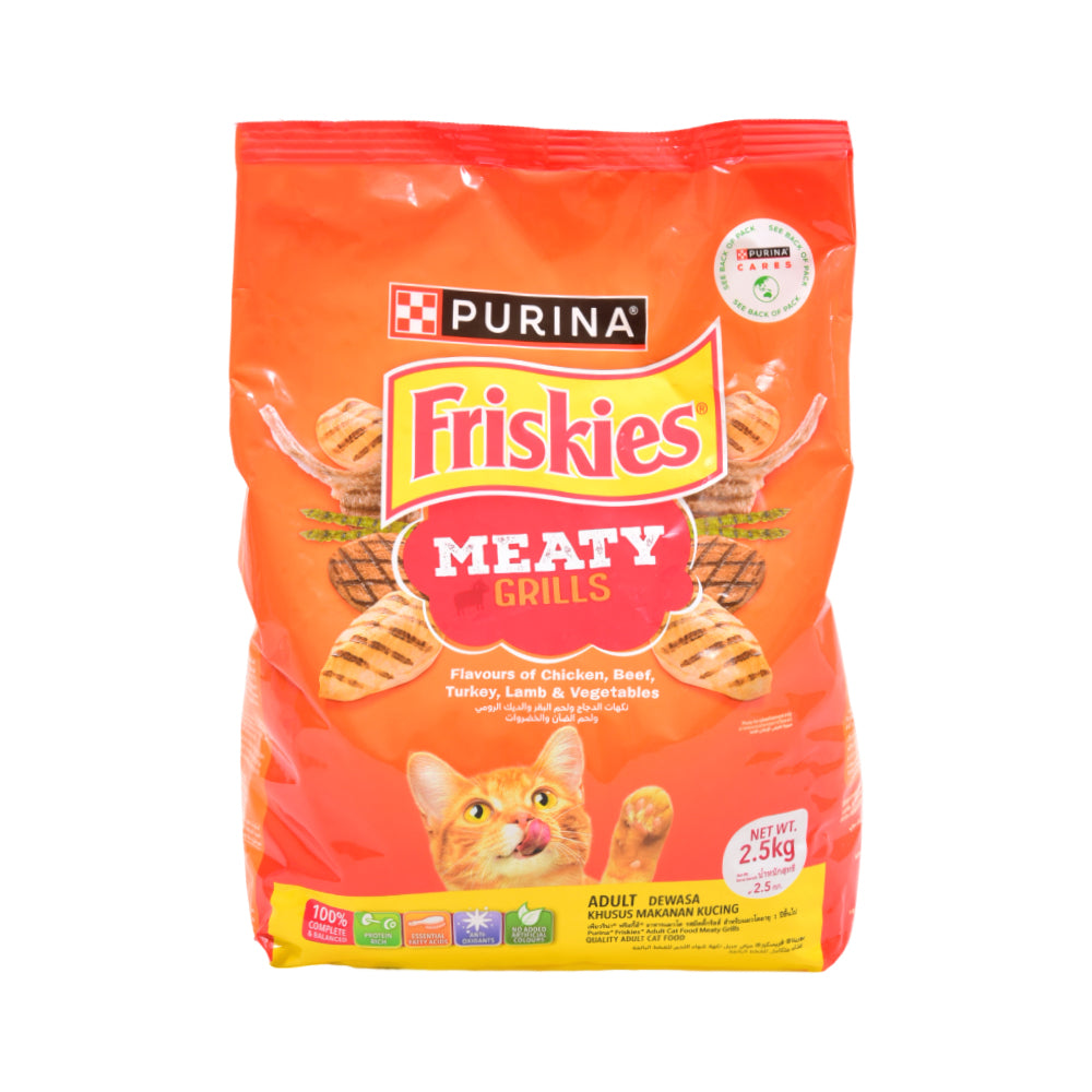 PURINA FRISKIES MEATY GRILL 4X2.5KG TRE N2 – Al-Fatah
