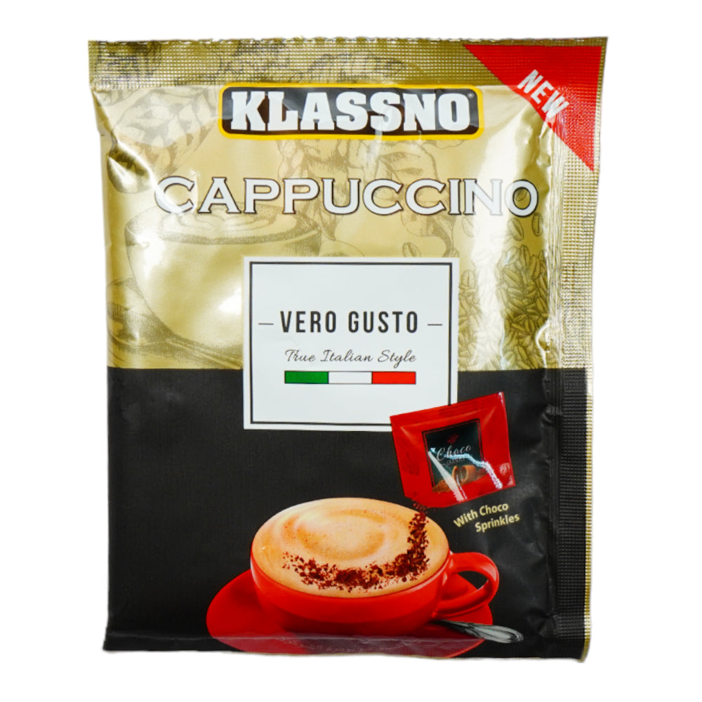 KLASSNO COFFEE CAPPUCCINO WITH CHOCO SPRINKLE 25 GM – Al-Fatah