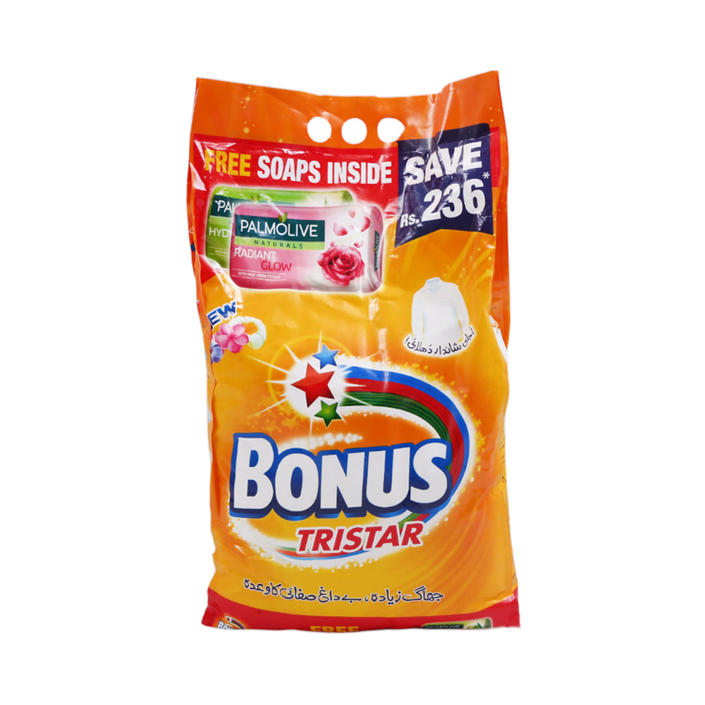 BONUS TRI STAR WASHING POWDER PROMO 5KG – Al-Fatah