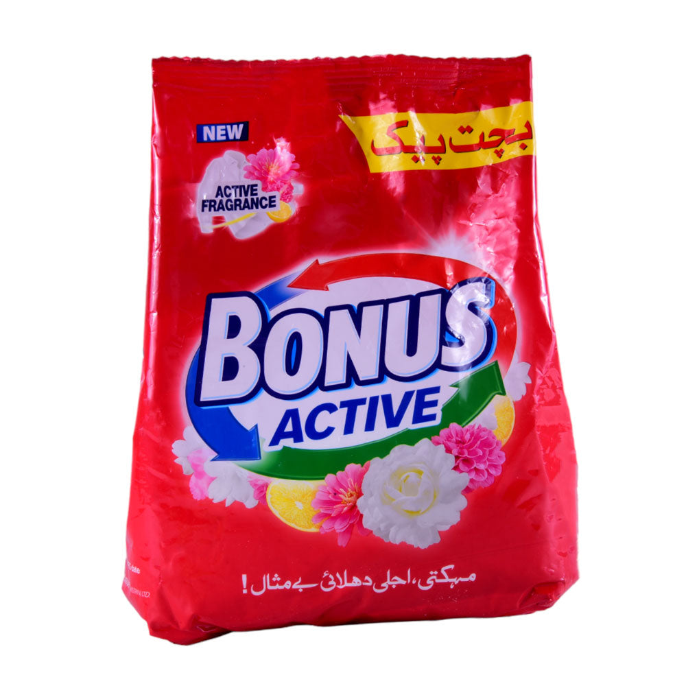 BONUS WASHING POWDER ACTIVE POUCH 770 GM – Al-Fatah