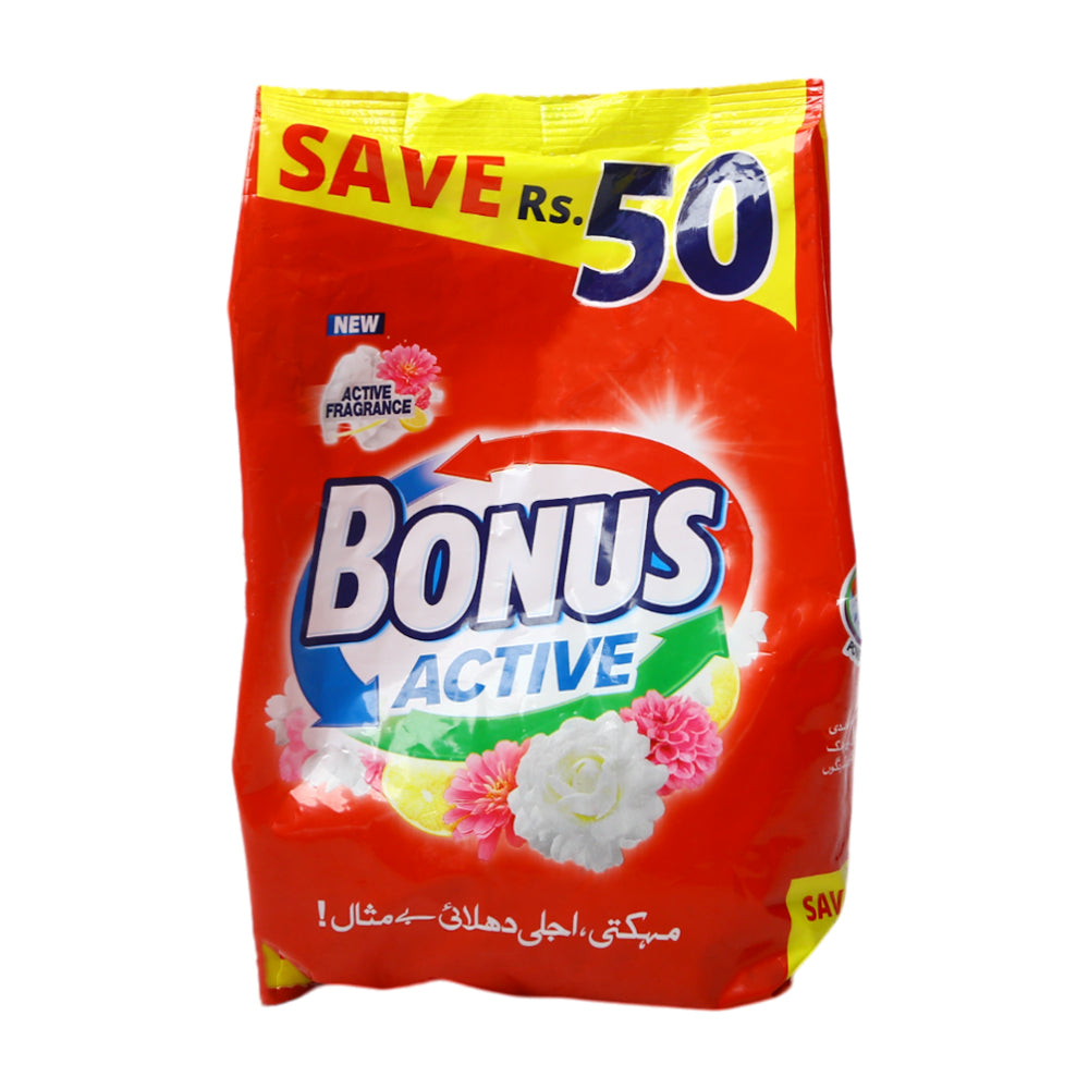 BONUS WASHING POWDER ACTICE SAVE RS.50 1 KG – Al-Fatah