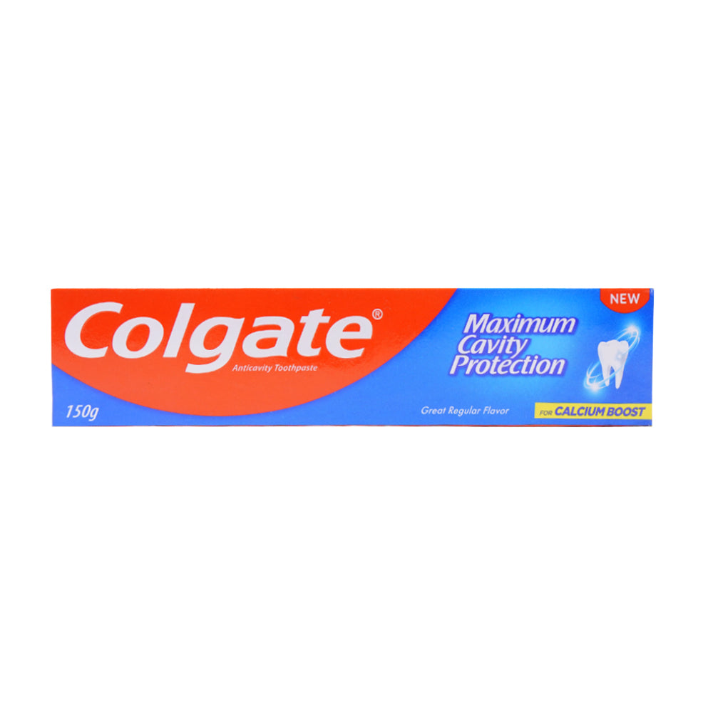 COLGATE TOOTH PASTE MAXIMUM CAVITY PROTECTION 150 GM – Al-Fatah
