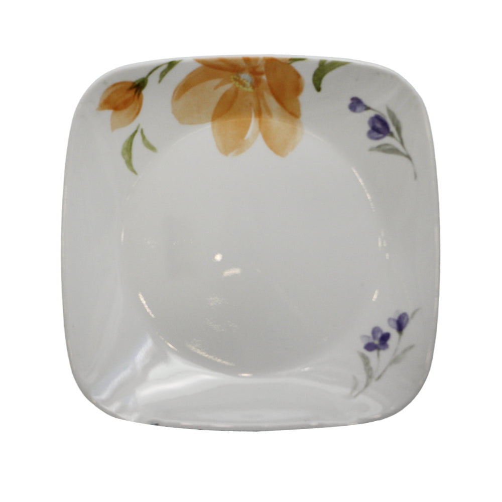PLATE QUARTER SQUARE CORNINGWARE BEGONIA 2211-BGN-LP – Al-Fatah