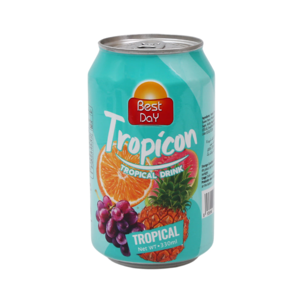 BEST DAY TROPICON TROPICAL DRINK CAN 330 ML – Al-Fatah