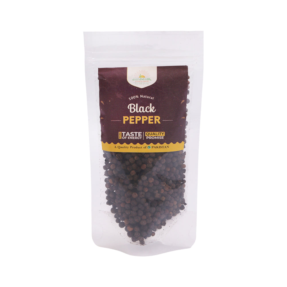 SUNBEAM BLACK PAPAR WHOLE 100 GM – Al-Fatah