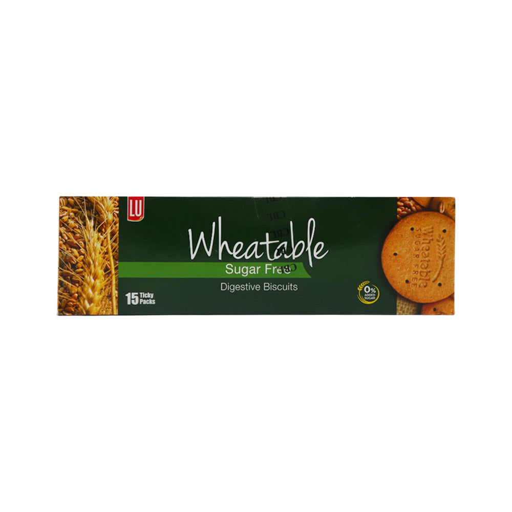 LU WHEATABLE SUGAR FREE BISCUIT 28.5GM T/P BOX 15PC – Al-Fatah