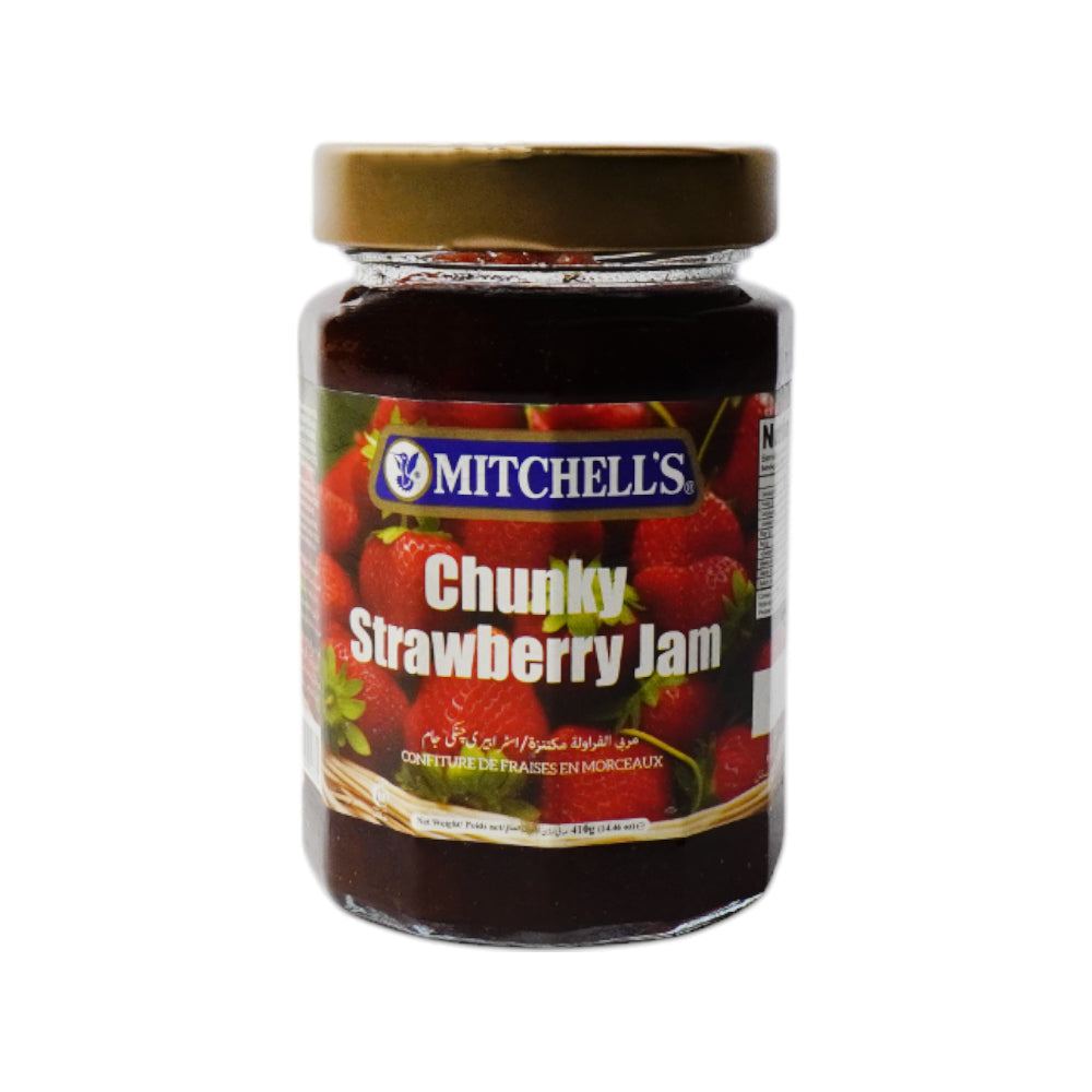 MITCHELLS CHUNKY STRAWBERRY JAM 410 GM – Al-Fatah