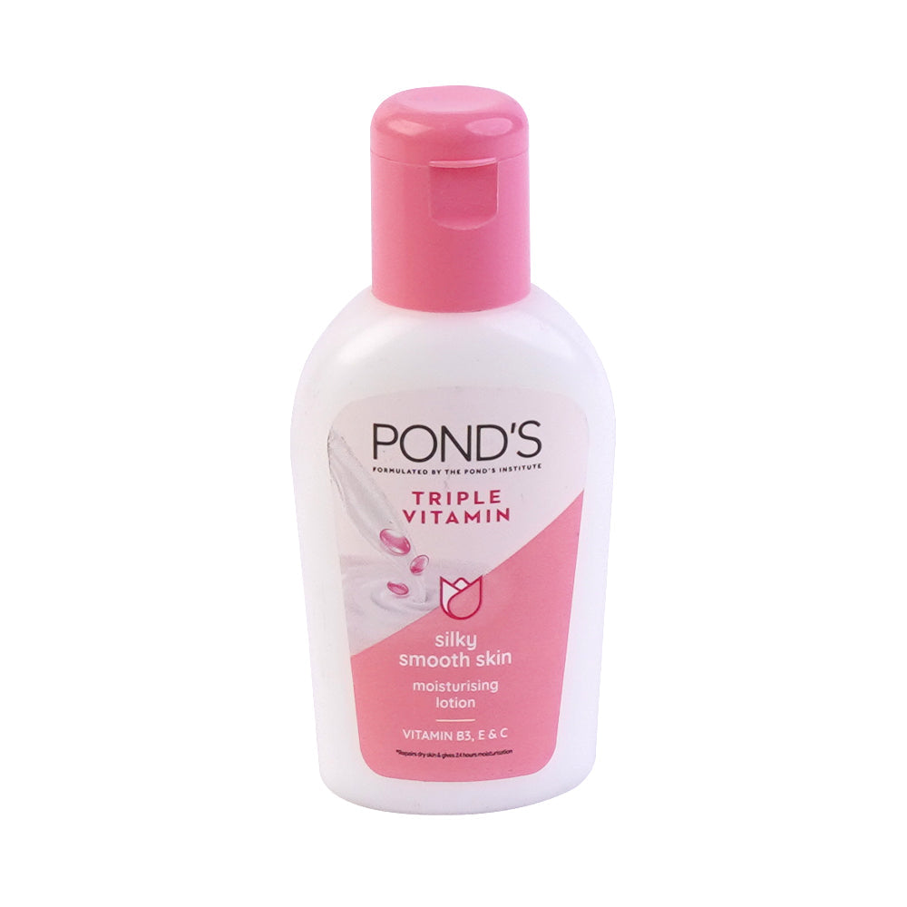PONDS LOTION TRIPLE VITAMIN SILKY SMOOTH SKIN 65 ML – Al-Fatah