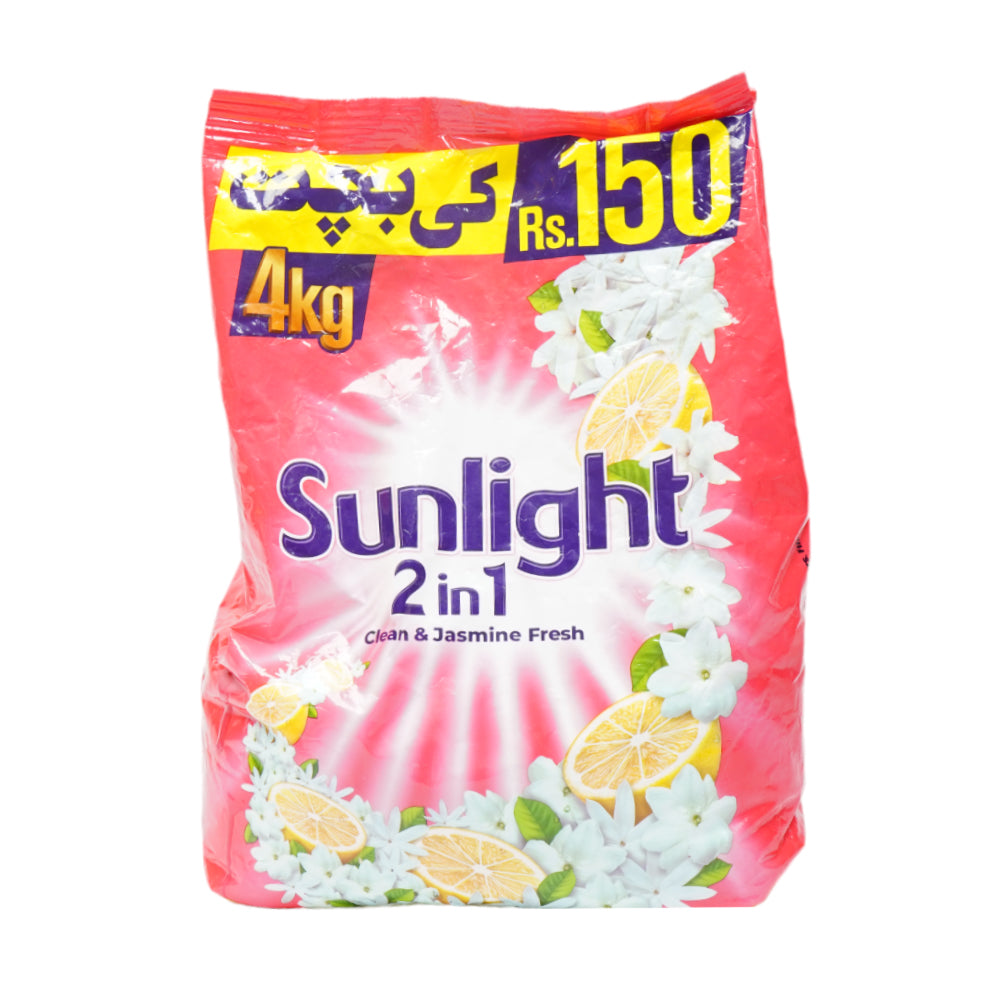 SUNLIGHT WASHING POWDER PINK 4 KG – Al-Fatah