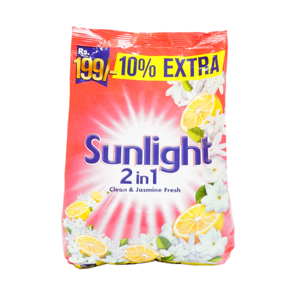 SUNLIGHT WASHING POWDER 2IN1 CLEAN JASMINE PINK 700 GM – Al-Fatah