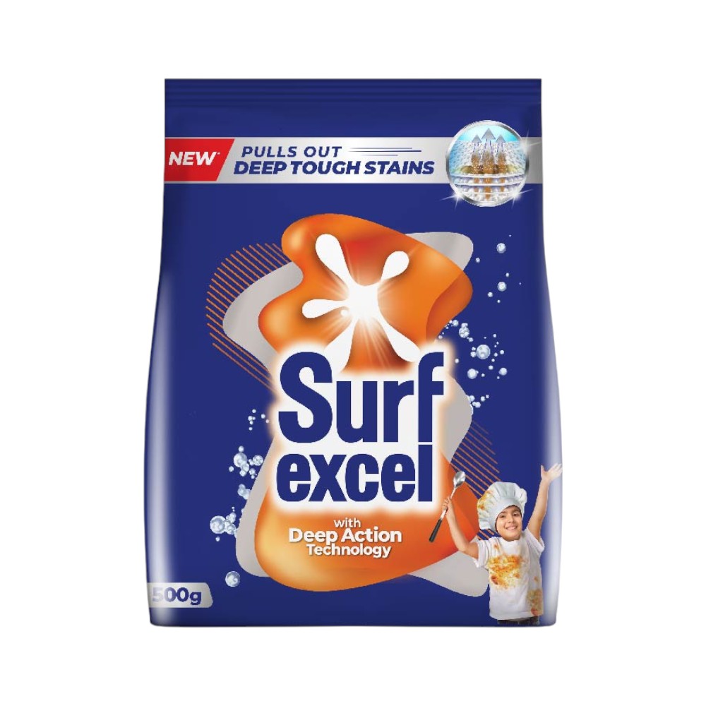 SURF EXCEL WASHING POWDER DTS NEW 500 GM – Al-Fatah