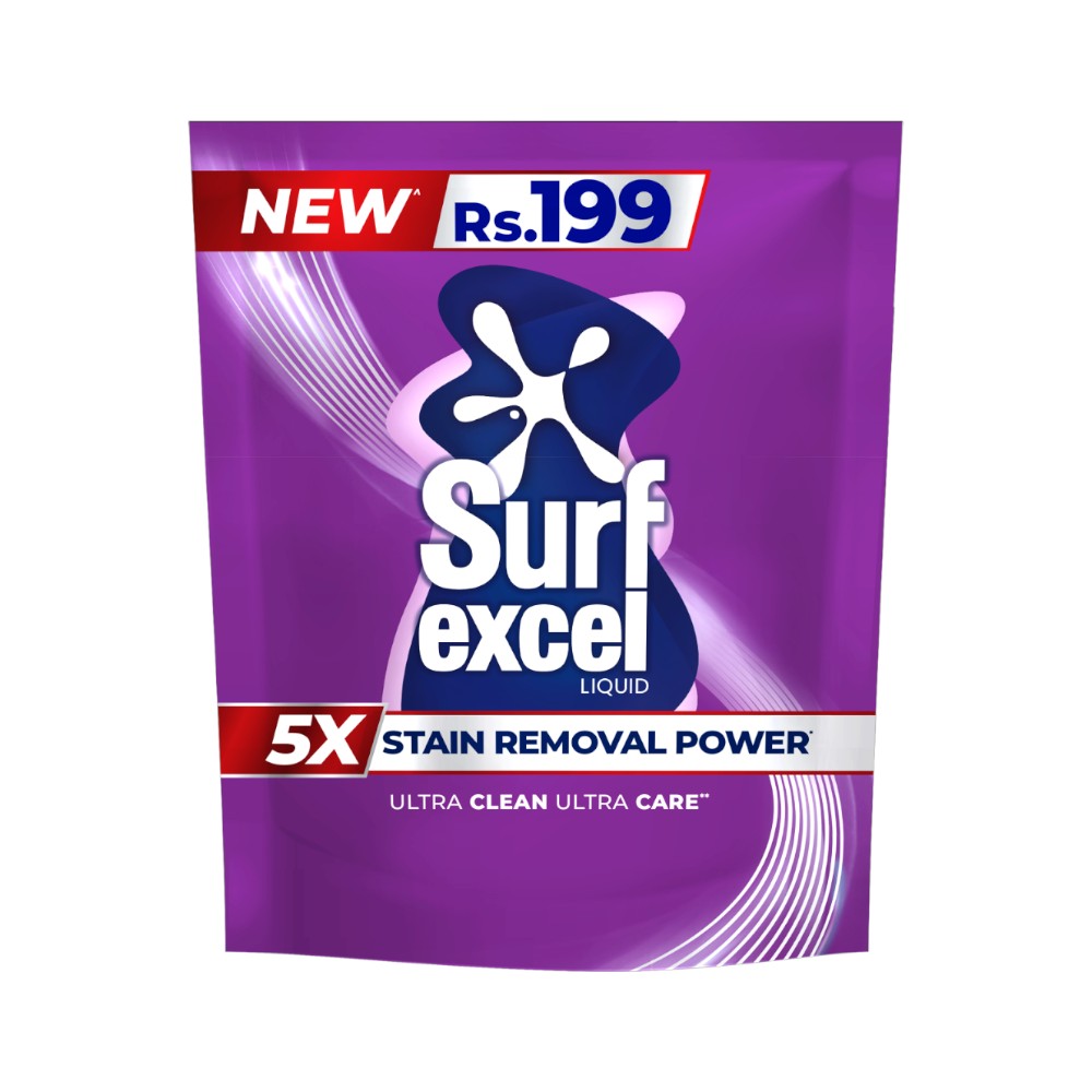 SURF EXCEL DETERGENT 5X STAIN REMOVAL POWER POUCH 240ML – Al-Fatah