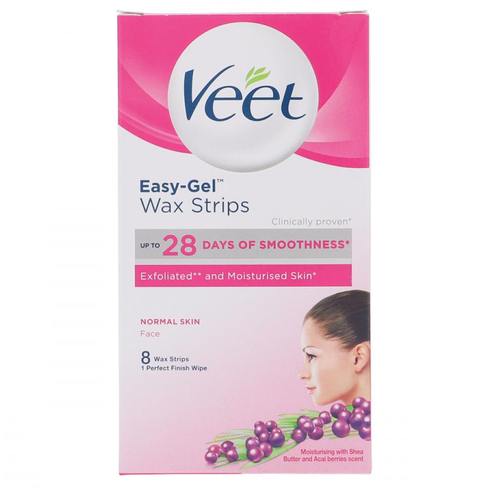 VEET FACE WAX STRIPS NORMAL SKIN 8PCS – Al-Fatah
