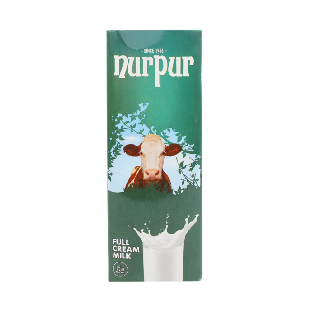NURPUR FULL CREAM MILK 1.5 LTR WITH CAP – Al-Fatah