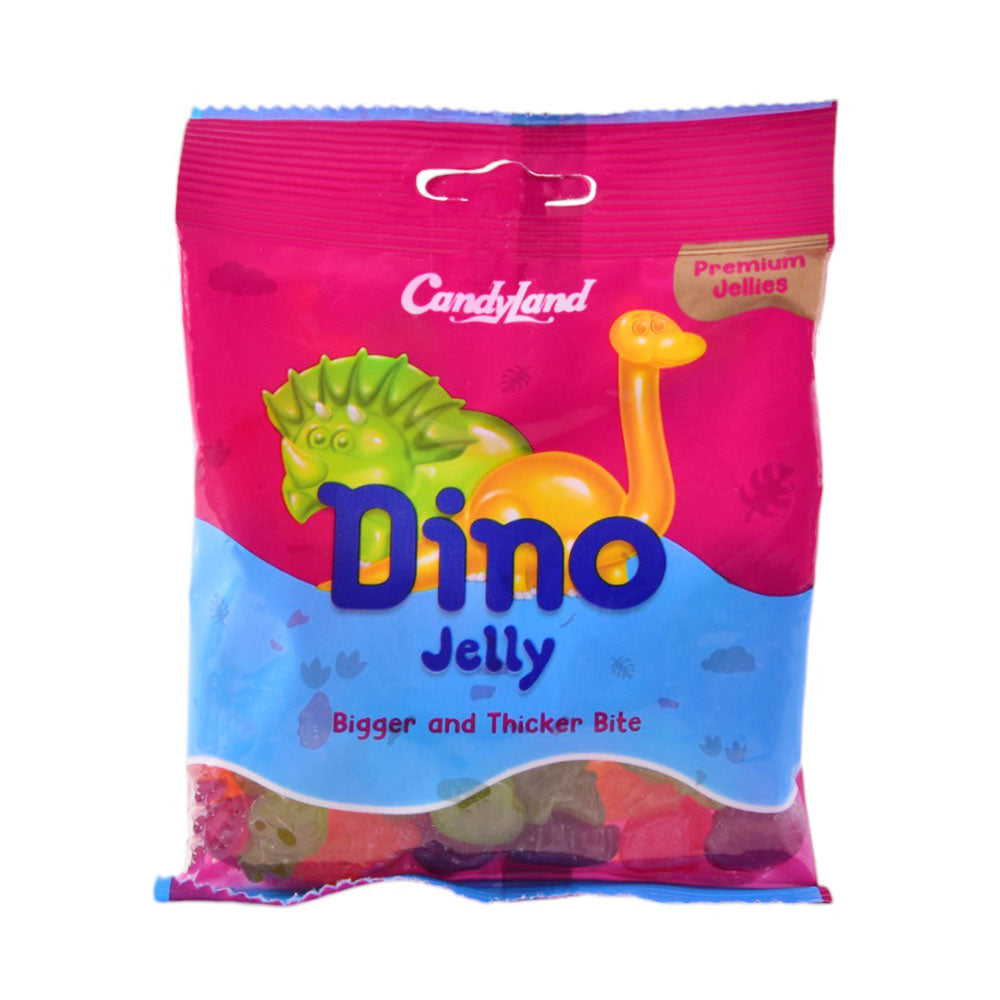 CANDYLAND PREMIUM JELLY DINO 90 GM – Al-Fatah