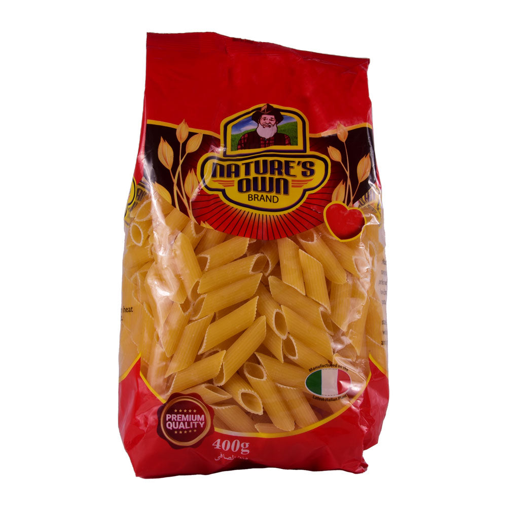 NATURES OWN BRAND BIG PENNE 400 GM – Al-Fatah