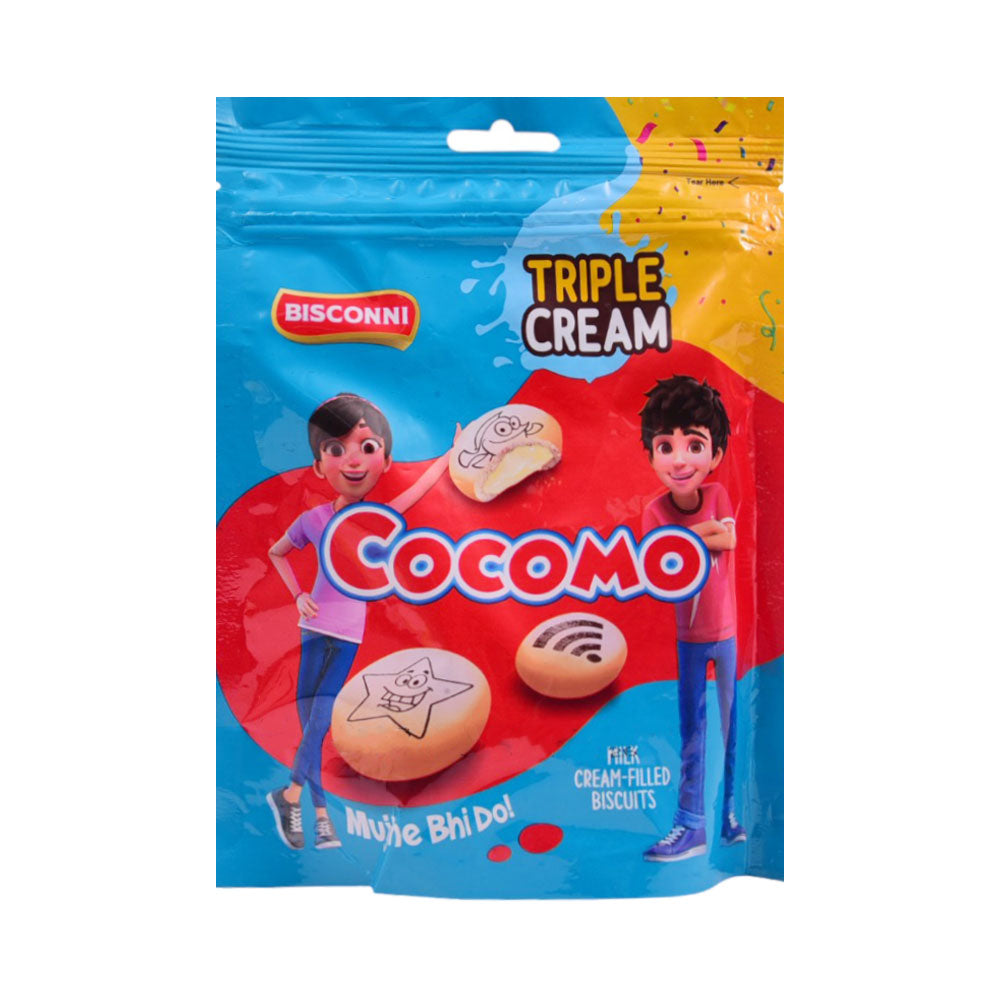 BISCONNI COCOMO TRIPLE MILK 79.2 GM – Al-Fatah