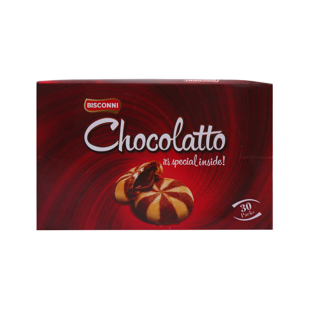 BISCONNI COOKIES CHOCOLATO SNACK PACK 24 GM BOX 30PC – Al-Fatah