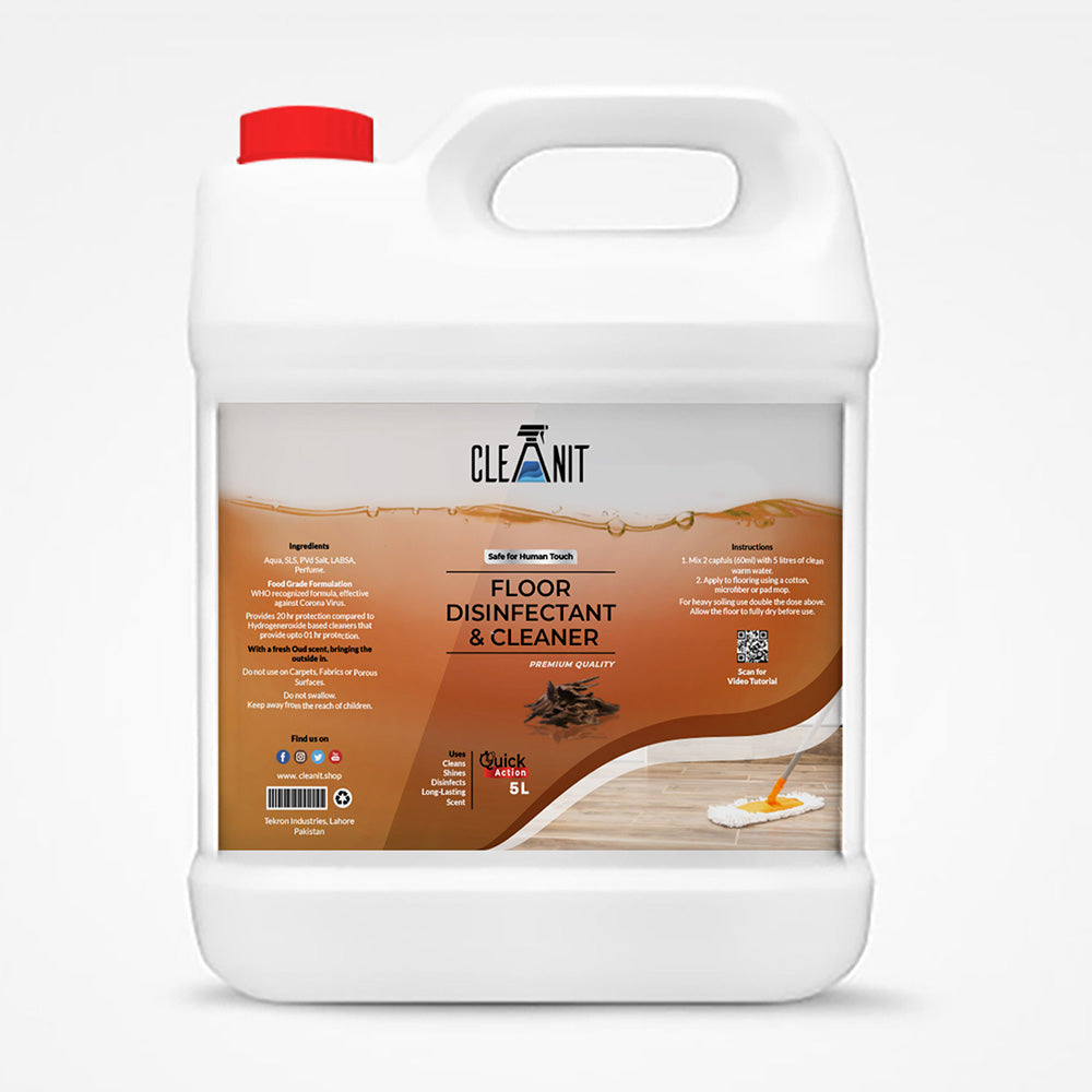 CLEAN IT FLOOR DISINFECTANT OUD 5LTR – Al-Fatah