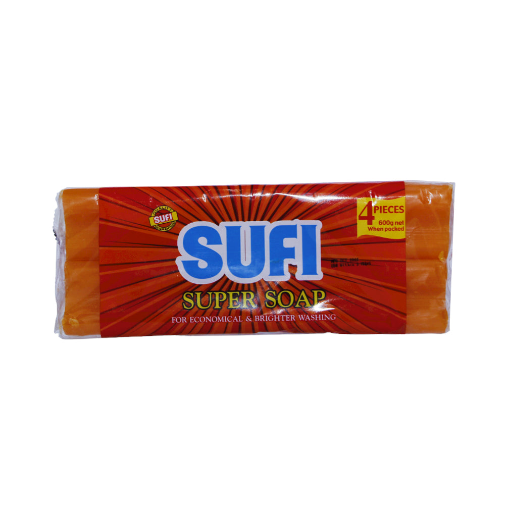 SUFI SUPER SOAP 4PC 600 GM – Al-Fatah