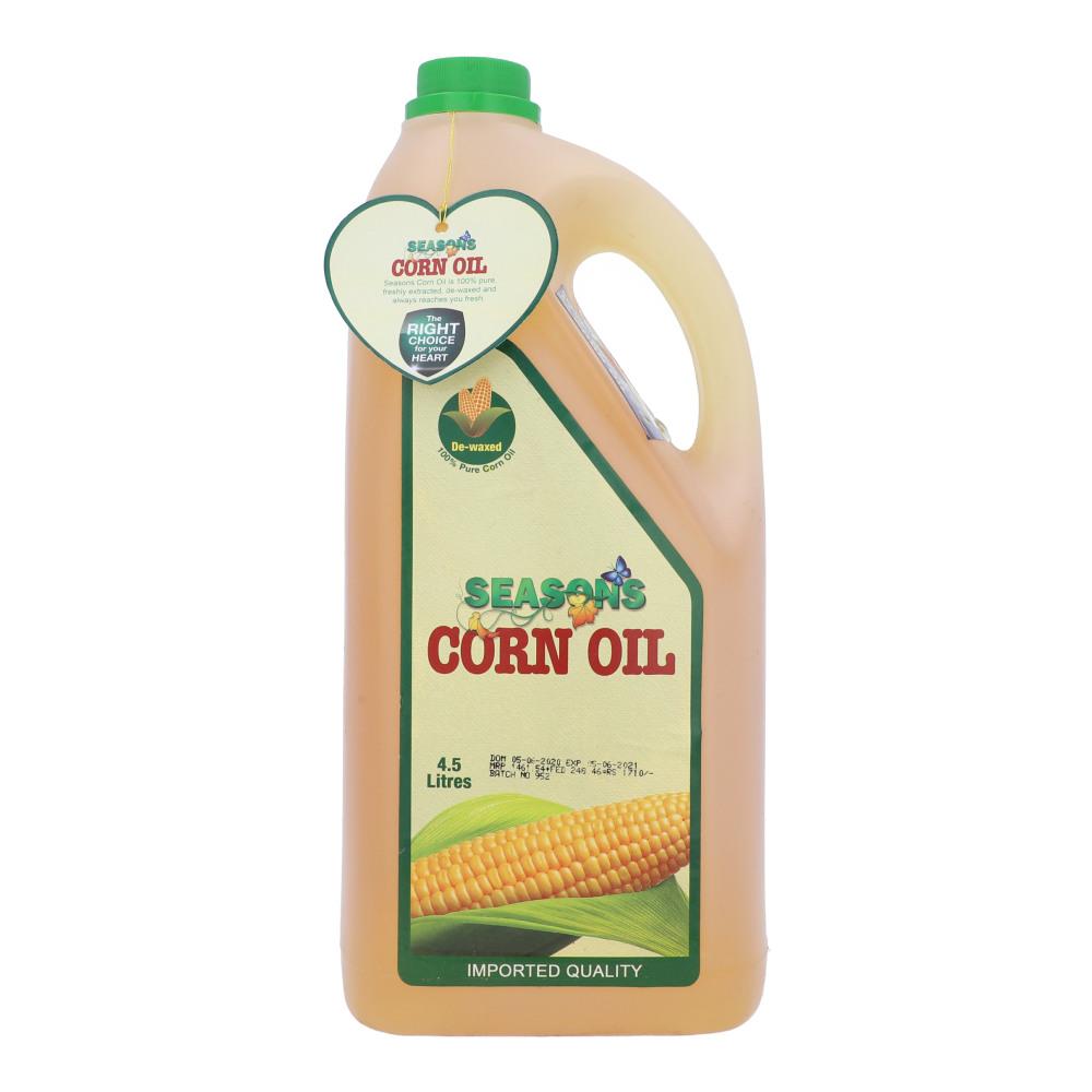 SEASONS CORN OIL BOTTLE 4.5 LTR – Al-Fatah