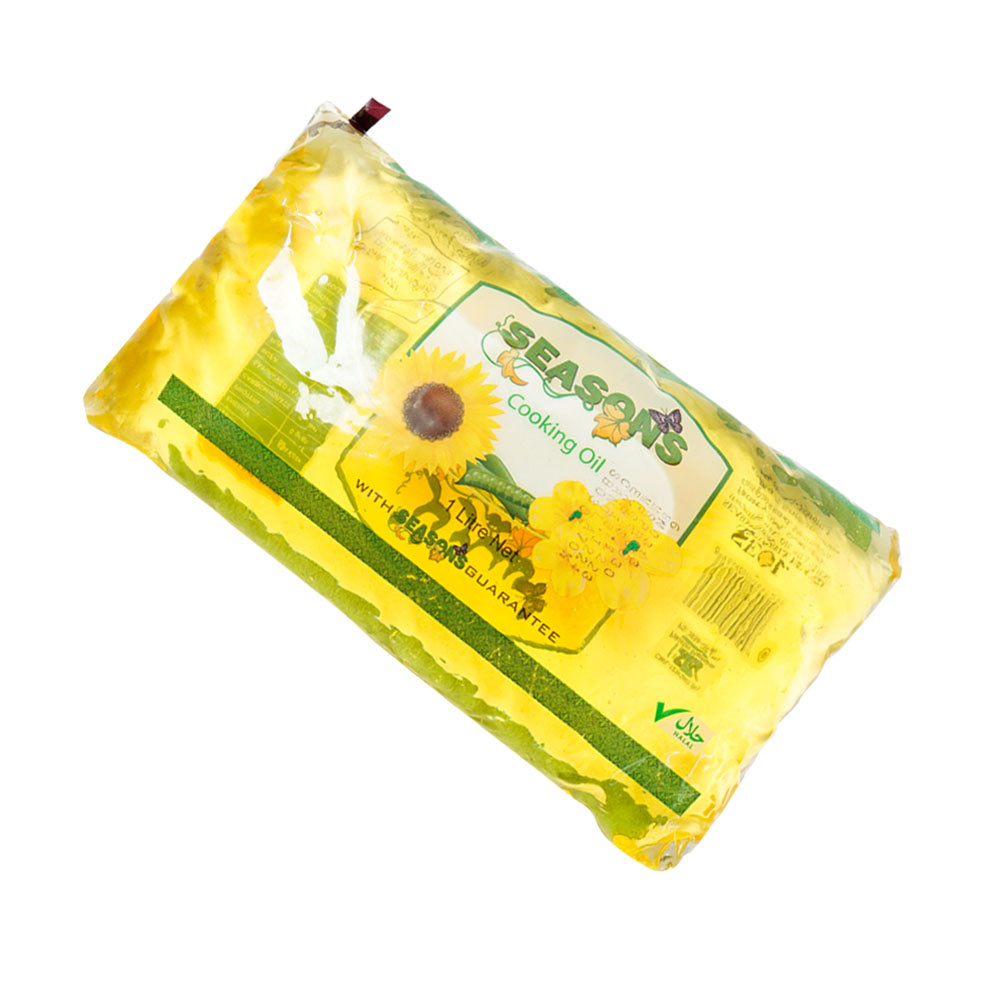 SEASONS COOKING OIL POUCH 1 LTR PC – Al-Fatah