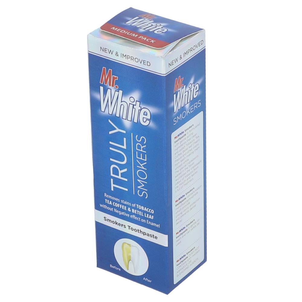 MR WHITE TRULY SMOKERS TOOTHPASTE 40 GM – Al-Fatah
