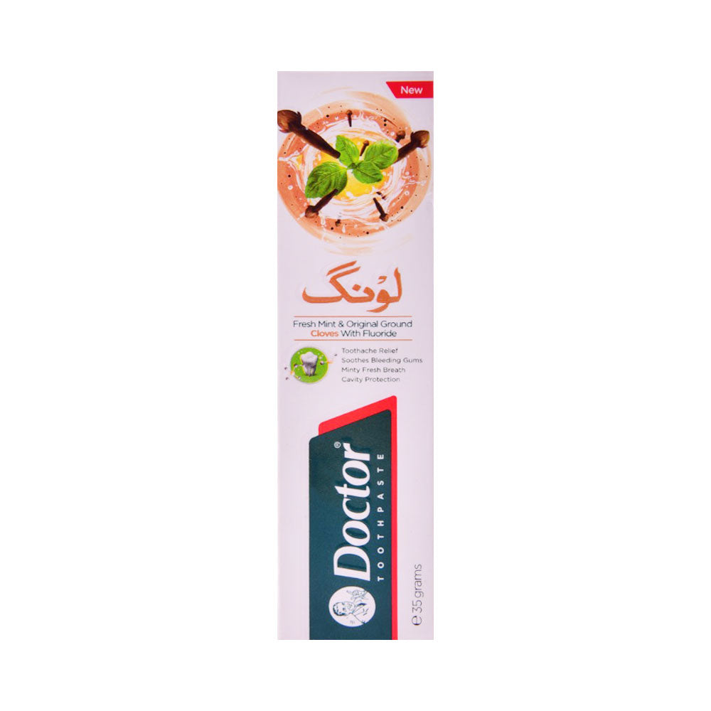 DOCTOR TOOTHPASTE FRESH MINT & ORIGINAL GRINDED 35 GM – Al-Fatah