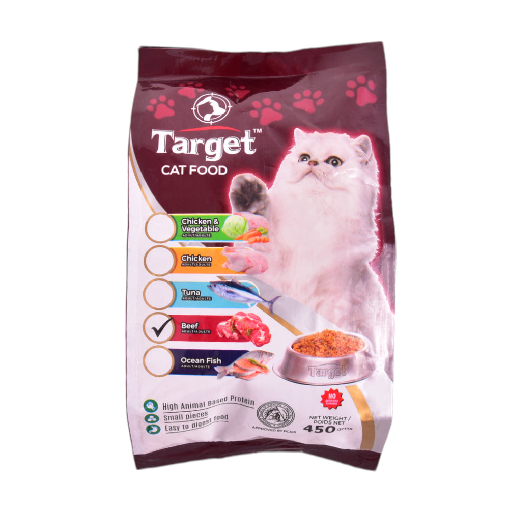 TARGET CAT FOOD BEEF 450 GM – Al-Fatah