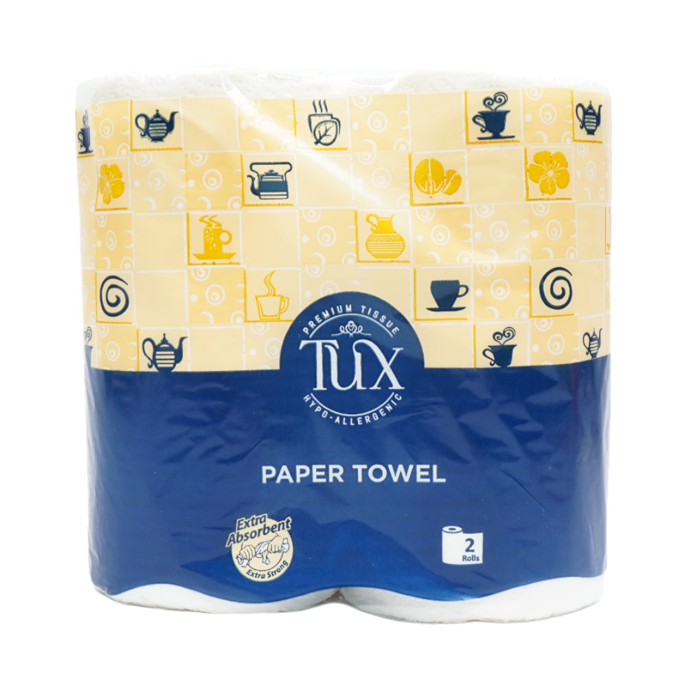 TUX PAPER TWIN TOWEL ROLL EXTRA ABSORBENT EXTRA STRONG – Al-Fatah
