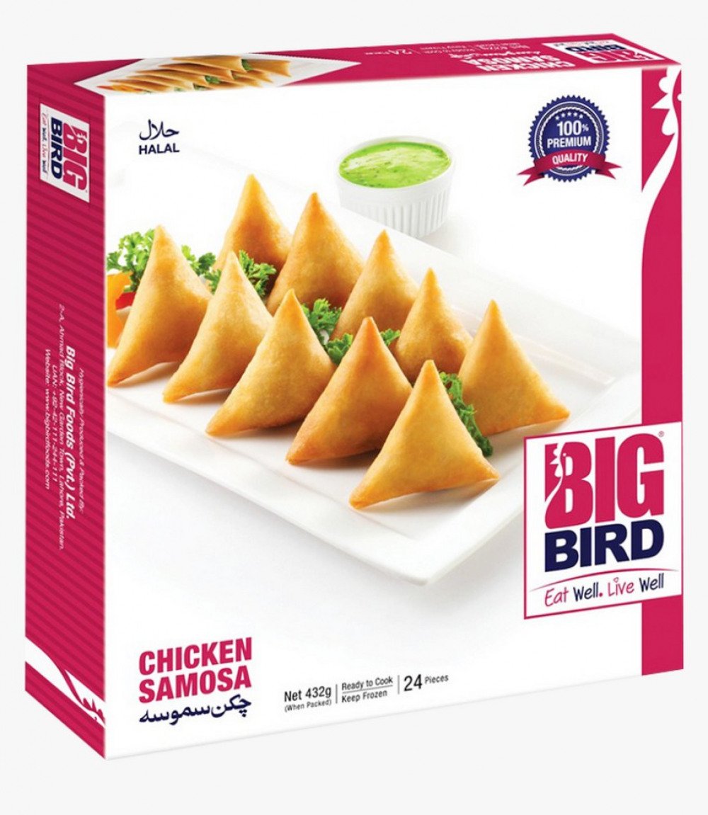 BIG BIRD CHICKEN SAMOSA 24 PCS 432 GM – Al-Fatah