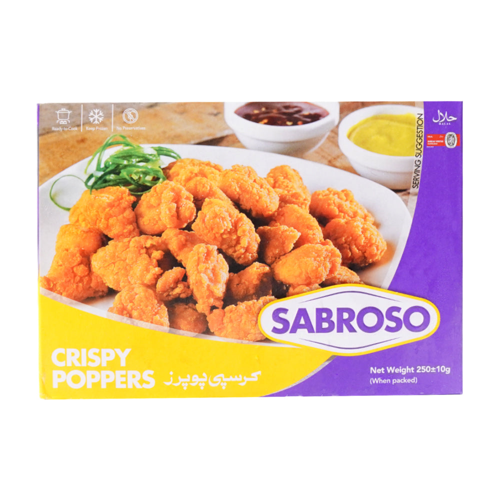 SABROSO CRISPY POPPERS 250 GM – Al-Fatah