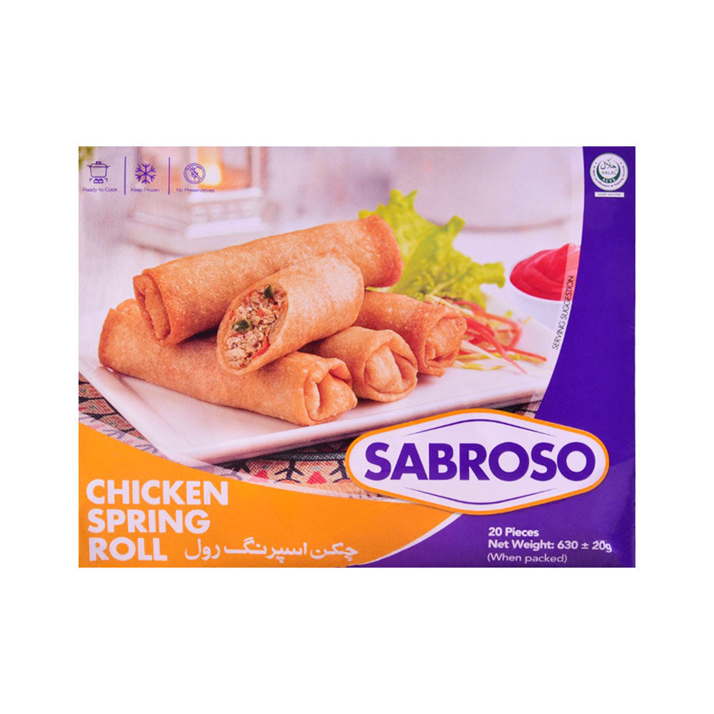 SABROSO CHICKEN SPRING ROLL 630 GM – Al-Fatah