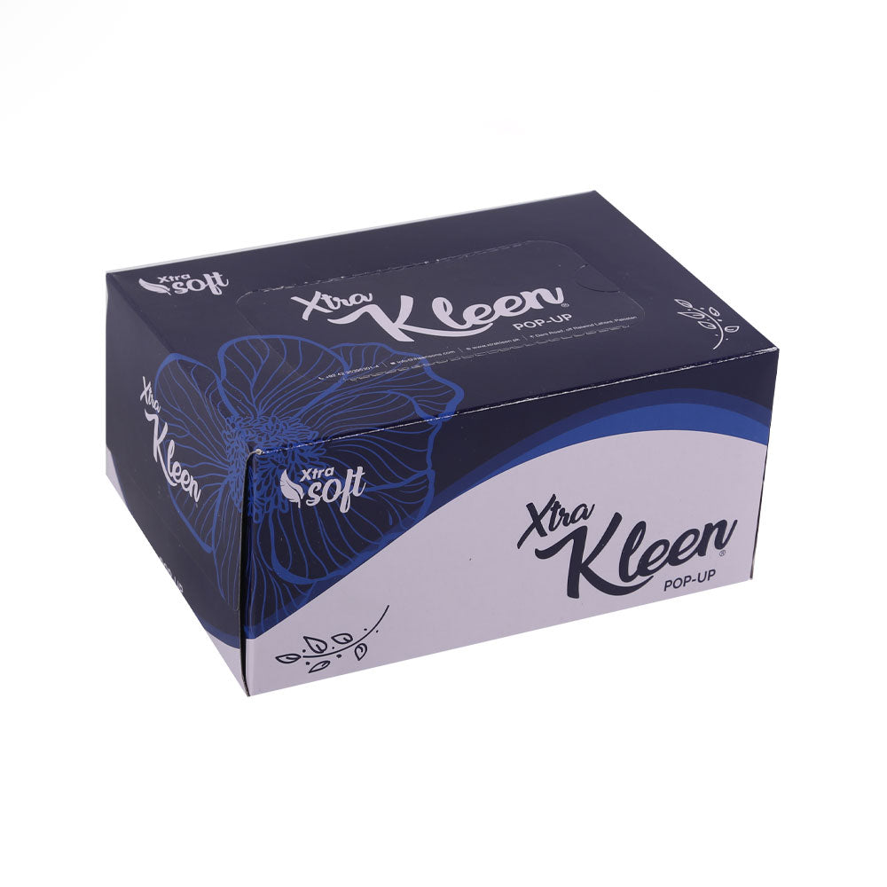 XTRA KLEEN TISSUES POP UP BLUE 300 SHEETS – Al-Fatah