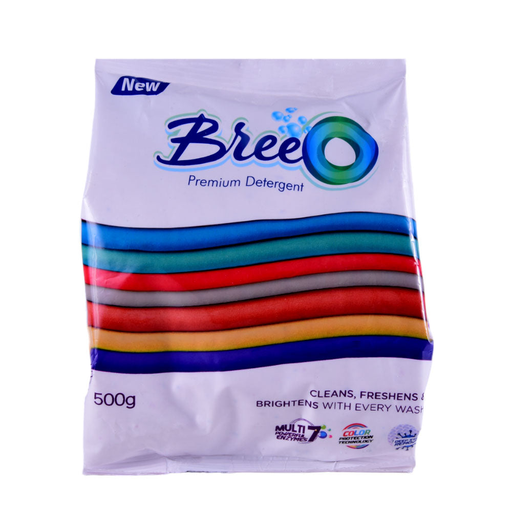 BREEO WASHING POWDER 500 GM – Al-Fatah