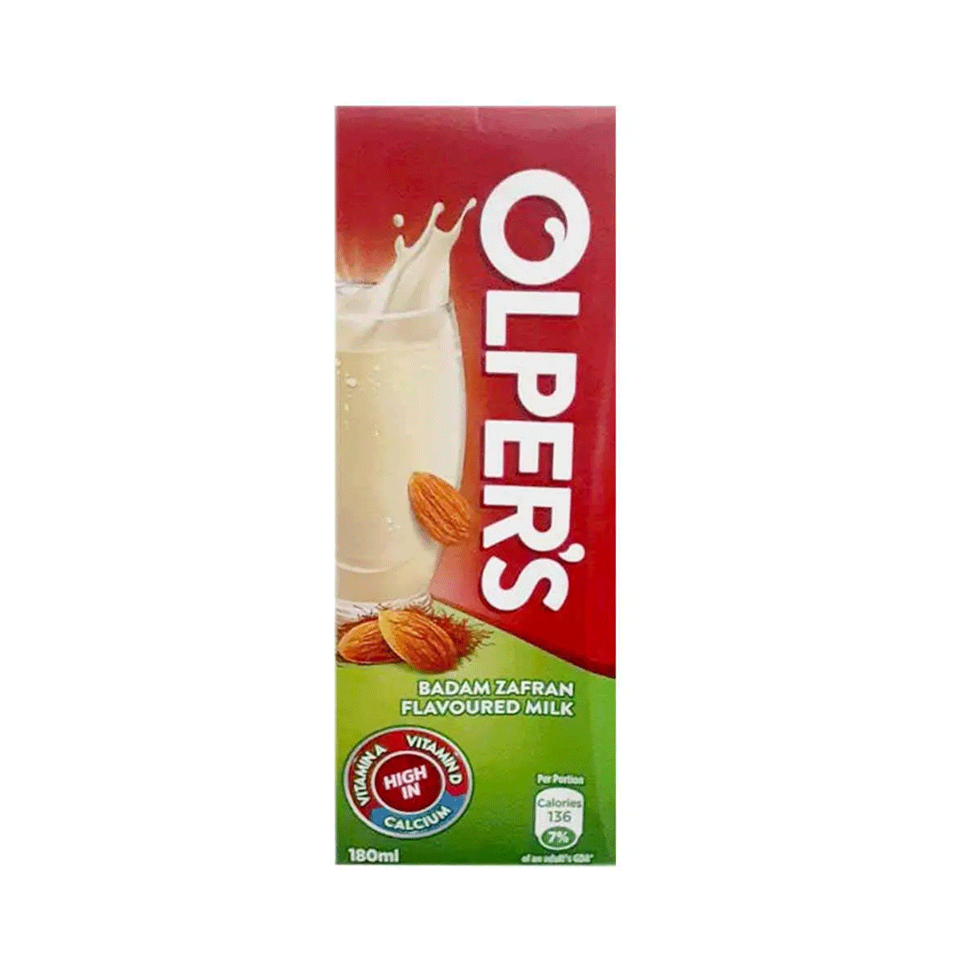 OLPERS FLAVOURED MILK BADAM ZAFRAN 180ML – Al-Fatah