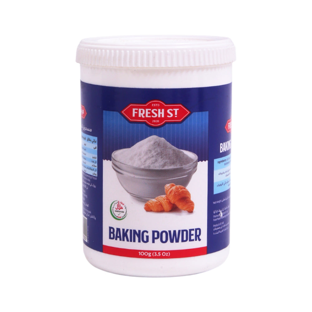 FRESH ST BAKING POWDER 100GM – Al-Fatah