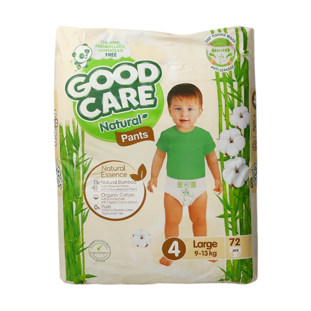 GOODCARE NATURAL PANTS LARGE 72 PCS JUMBO – Al-Fatah