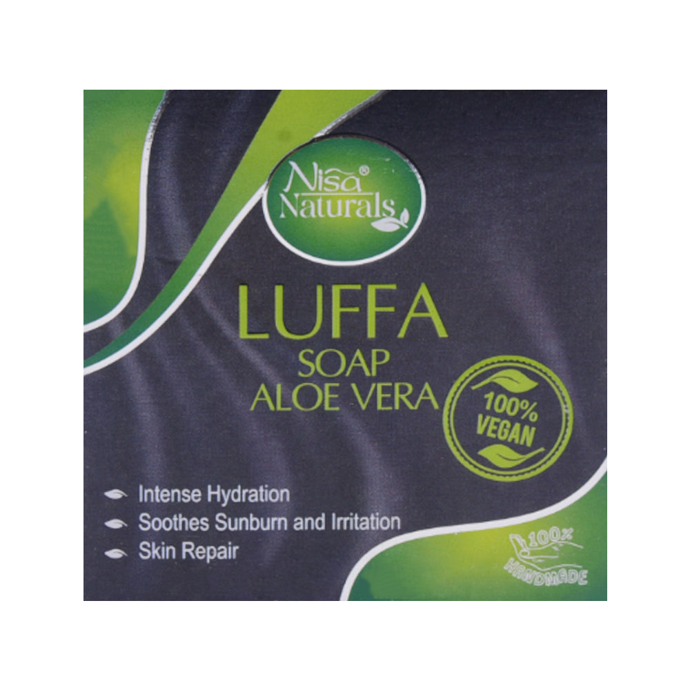 NISA NATURALS ALOVERA LUFFA SOAP 125GM – Al-Fatah